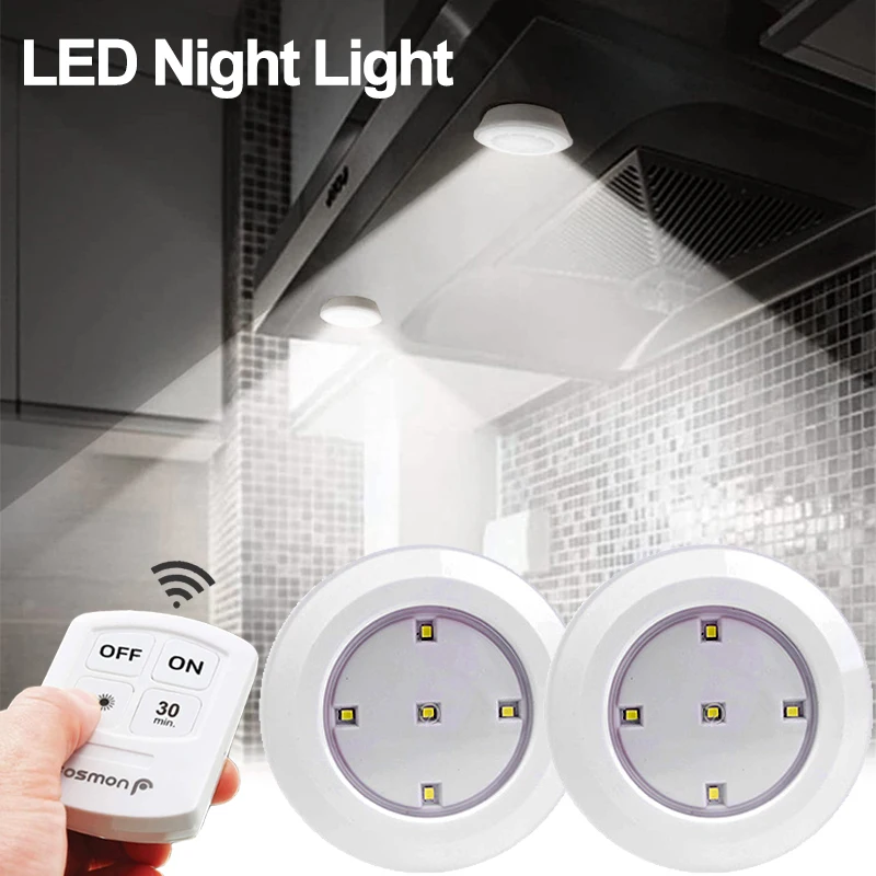Dimmable-Wireless-LED-Night-Light-Remote-Control-Under-Cabinet-Lamps ...
