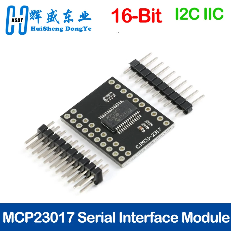 Mcp23017 Serial Interface Module Iic I2c Spi Mcp23s17 Bidirectional 16 Bit I O Expander Pins