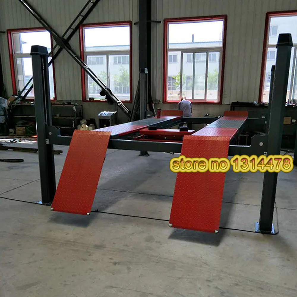 5-Tons-Four-Post-Car-Lift-With-Function-Alignment-Second-Hydraulic-Jack ...