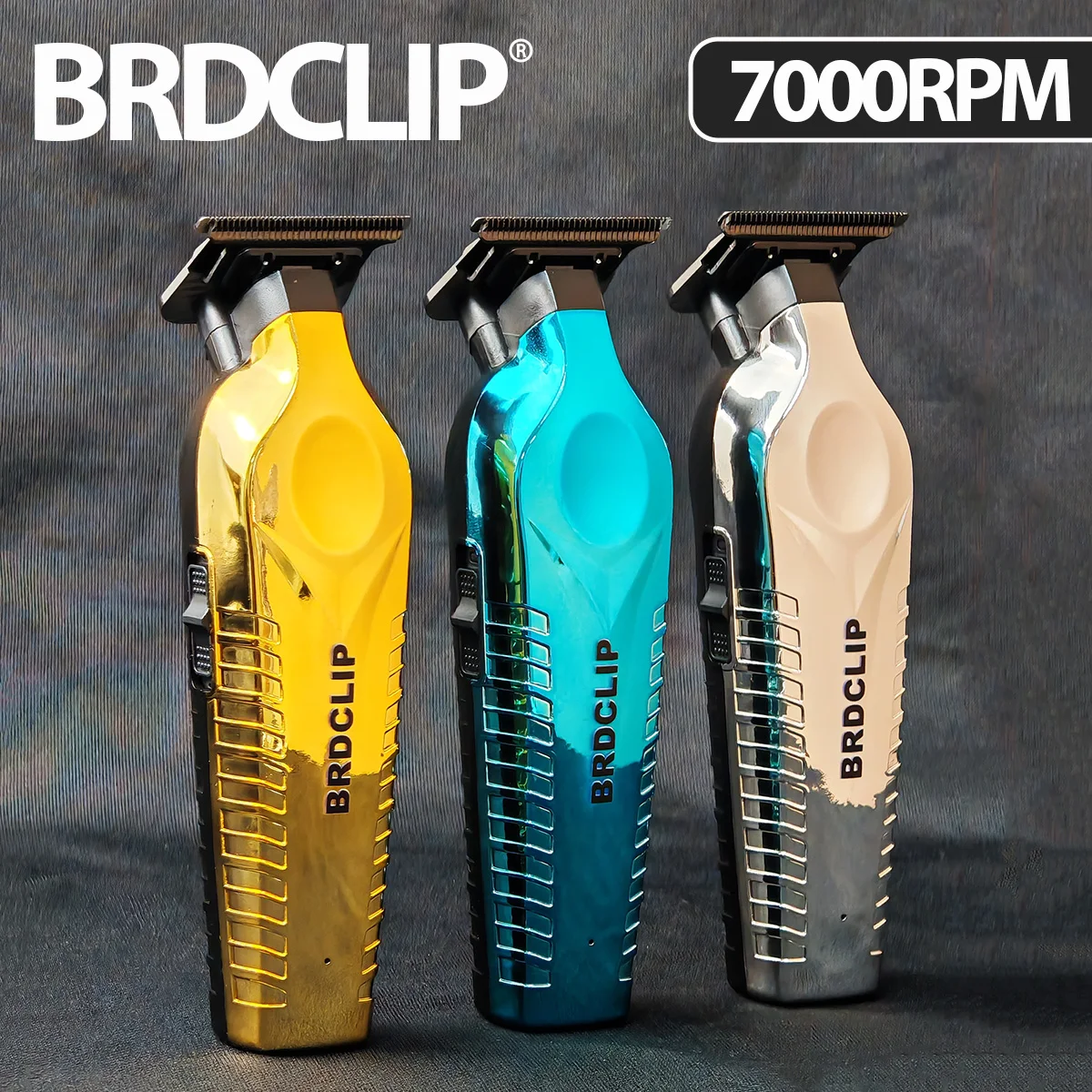 BRDCLIP BRD636 7000rpm Professional Men's Hair Trimmer DLC Blade High ...