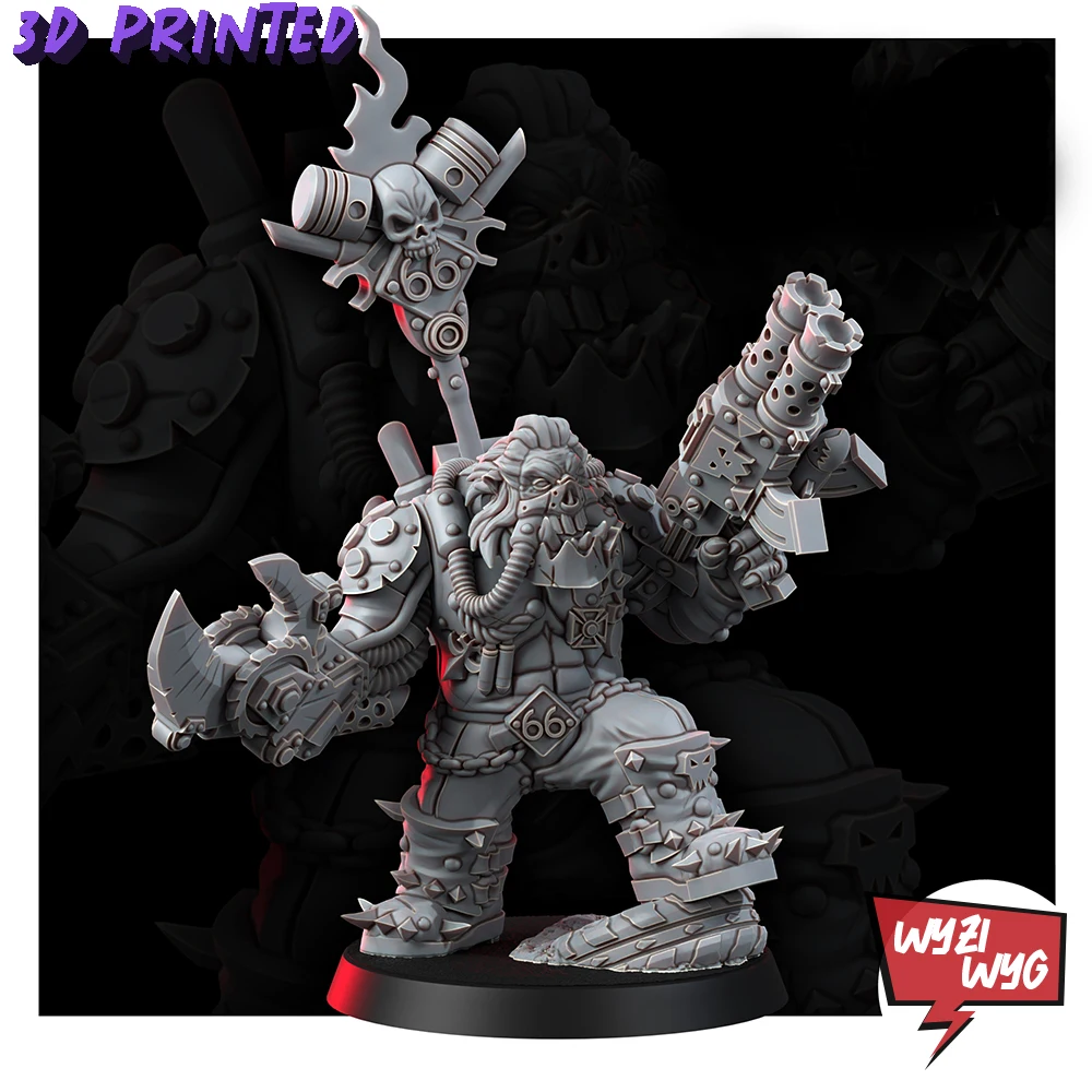 MAD-RIDERS-BOSS-IMMORTAL-JAW-Space-Warrior-Wargame-Miniatures-Ork ...
