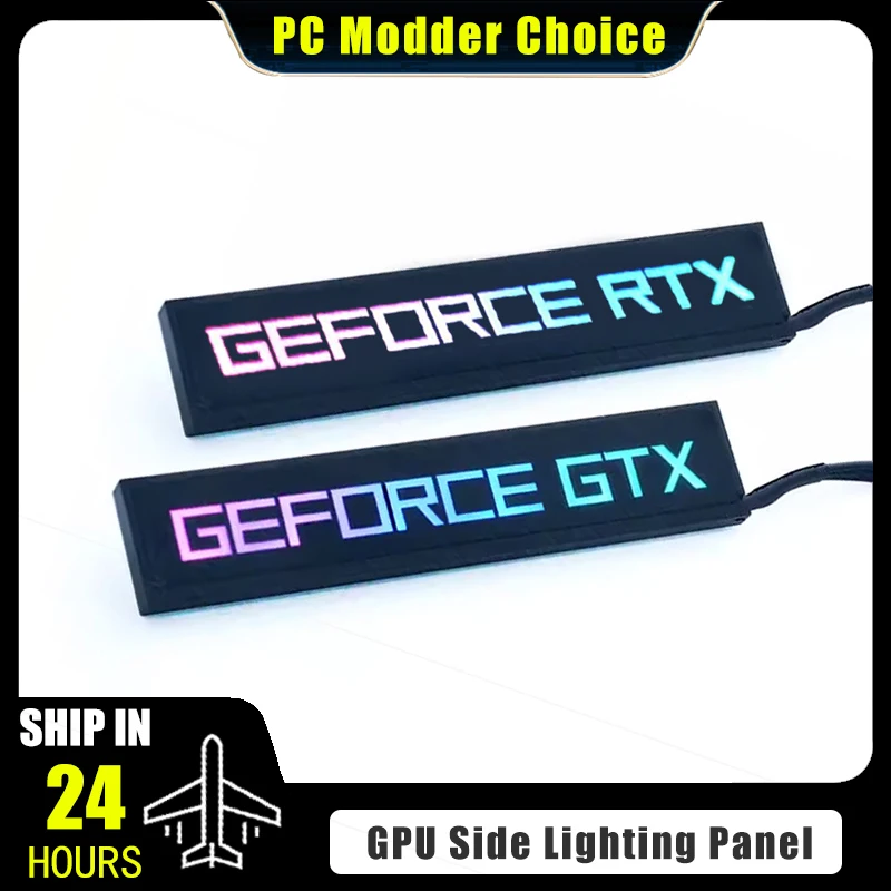 Computer-Case-GPU-Side-Panel-RGB-RTX-GTX-Graphics-Card-VGA-Lightboard ...