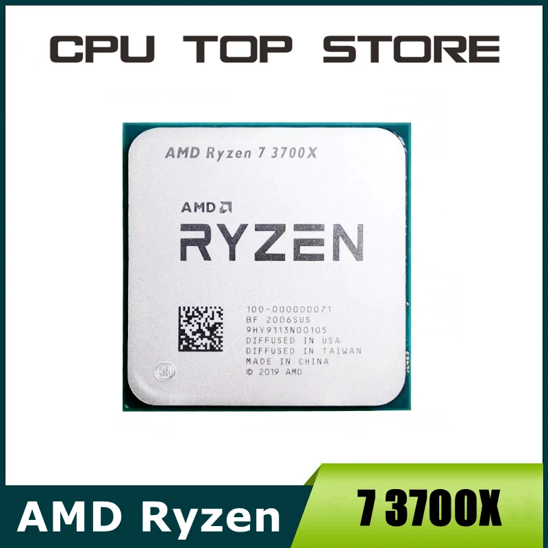 Used AMD Ryzen 7 3700X R7 3700X 3.6GHz Eight-Core Sixteen-Thread CPU ...