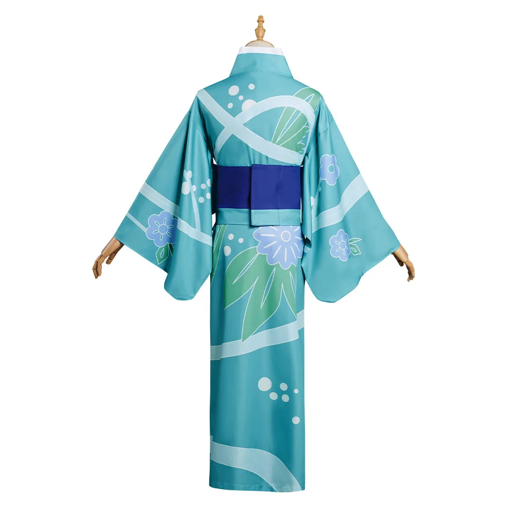 Anime Demon Slayer Hashibira Inosuke Kimono Cosplay Costume ...
