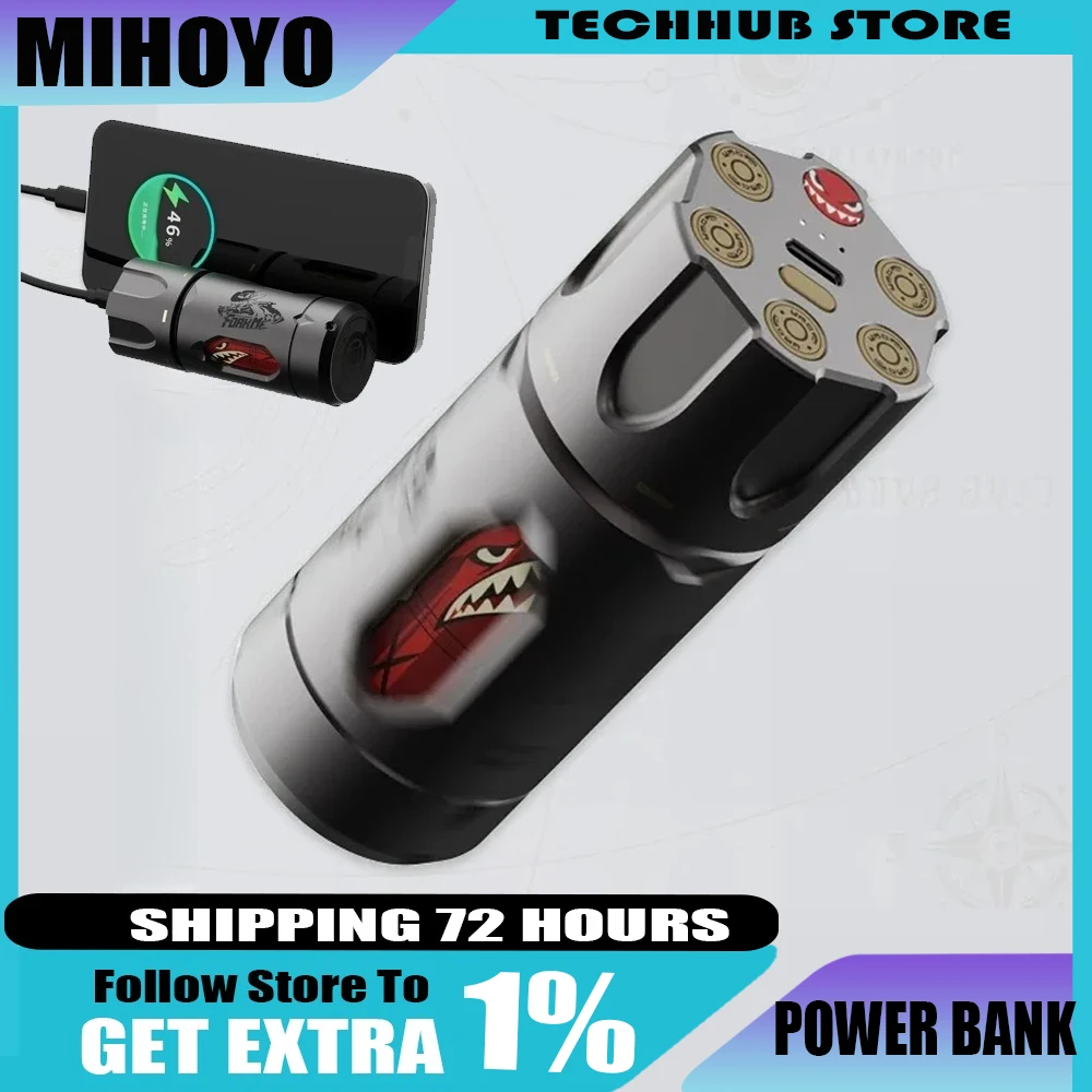 miHoYo Official Genuine Honkai Star Rail Boothill Revolver Power Bank ...