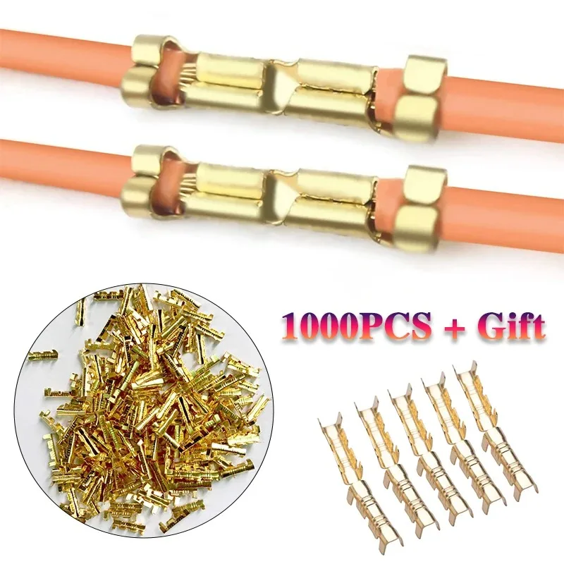 50-1000pcs-453-U-shaped-Terminal-Tab-Cold-Inserts-Connectors-Cold ...