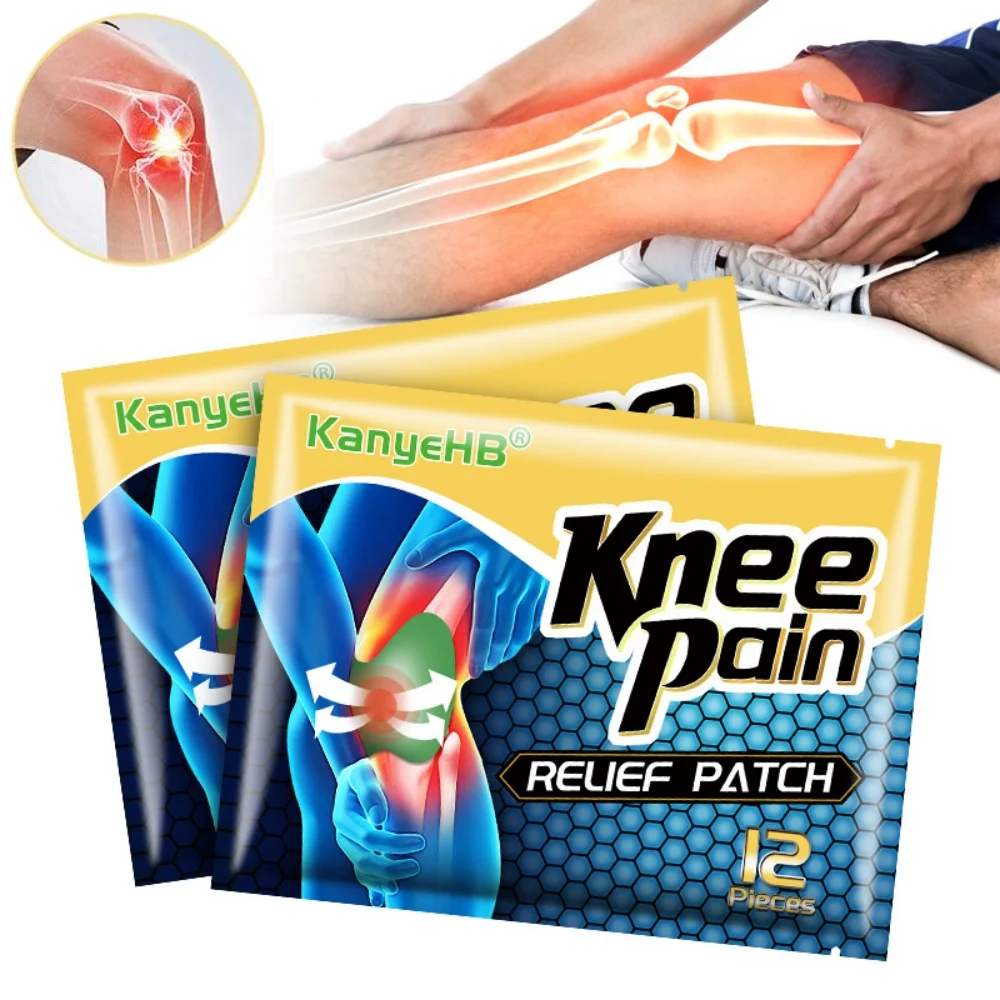 24-12Pcs-Knee-Joint-Pain-Relief-Patch-Chinese-Herbal-Medical-Plaster ...