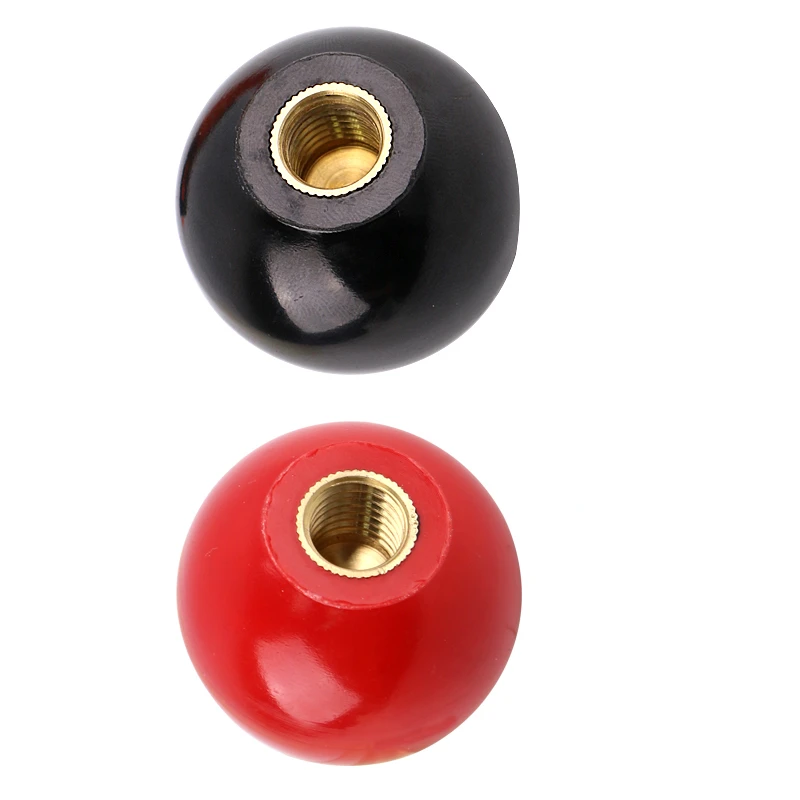 2pcs Black or Red Plastic M4 M5 M6 M8 M10 M12 M14 M16 Thread Ball ...