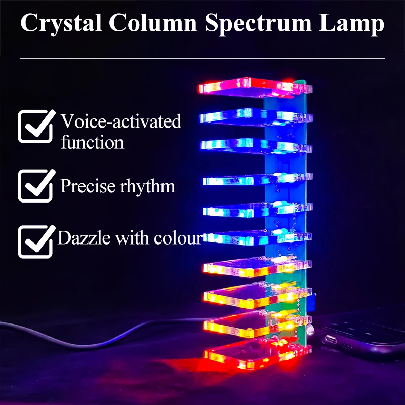 Sound-Control-Electronic-Crystal-Column-Production-Light-Cube-LED-DIY ...