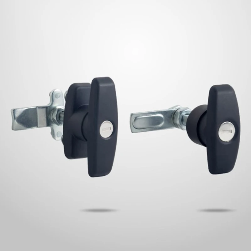 T-Handle-Latch-Lock-Keyed-Alike-Black-Coated-Fit-for-Cabinets-Garage ...