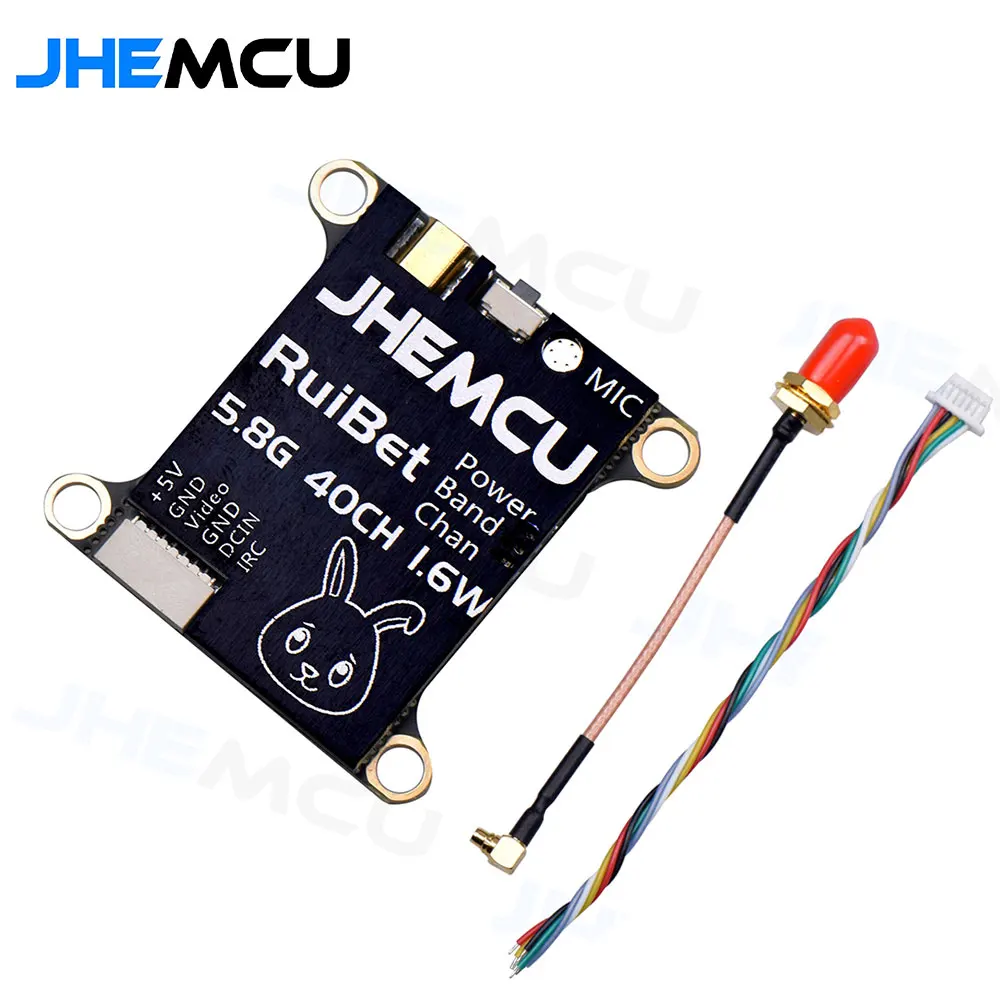 JHEMCU-Drone-RC-FPV-ajust-vel-Transistor-RuiBet-3016W-5-8G-40CH-1-6W ...