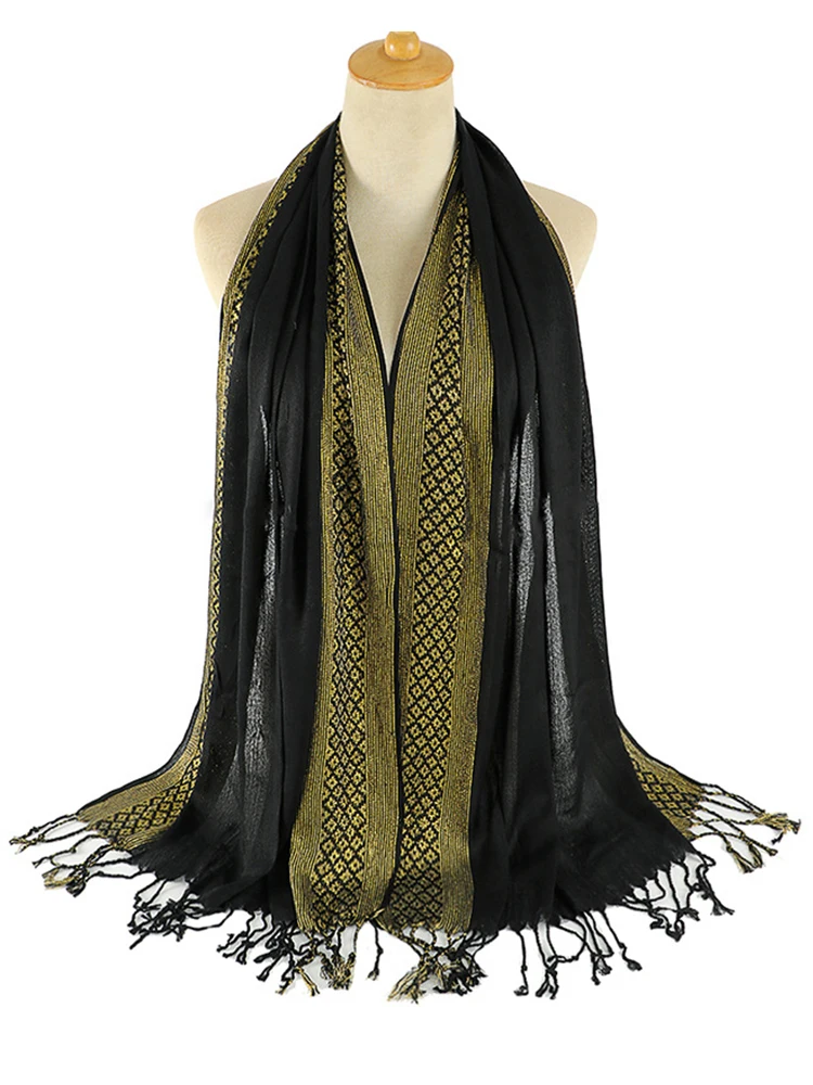 Gold Sparkly Scarves