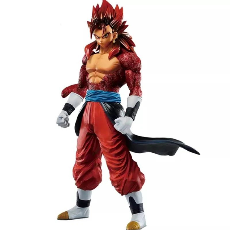 26cm Anime Dragon Ball Figure Ssj4 Gogeta Super Saiyan Son Goku Vegeta ...