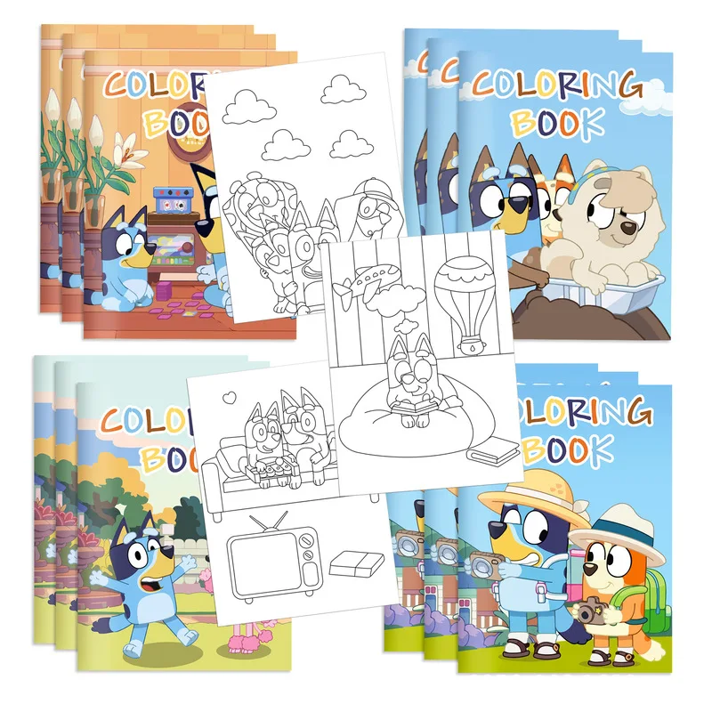 무스 블루와 친구들 컬러 Diy 파티 색칠하기 책 만화 컬러 그래피티 책 어린이 그림 컬러 퍼즐 장난감 Best5
