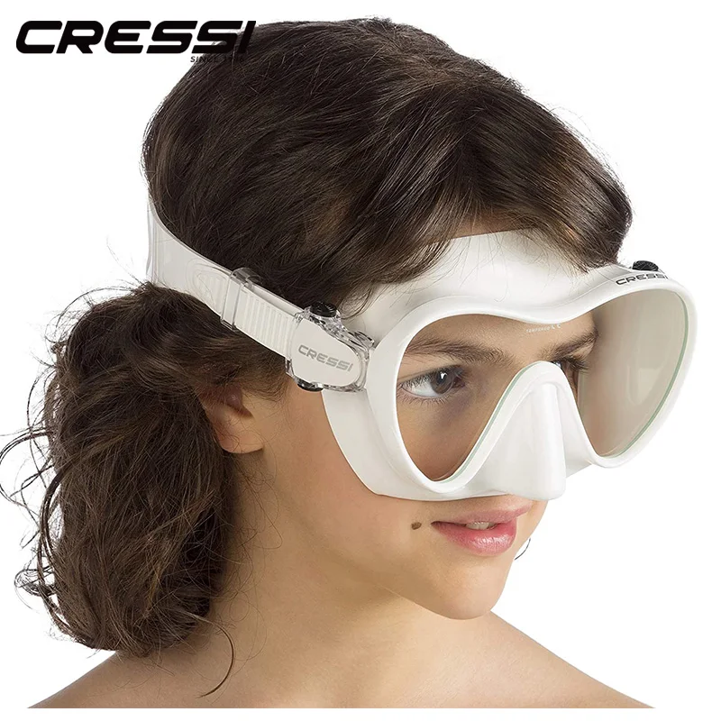 Cressi F1 Small Children's Dving Mask One Window Boys Girls Snorkeling ...