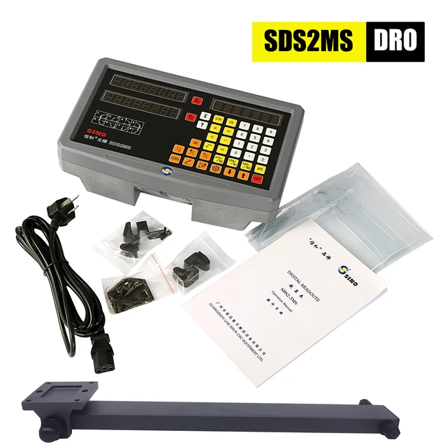 Sino-SDS2MS Lathe Milling DRO Set, Readout Digital KA300 Escala Linear, Codificador Óptico ...