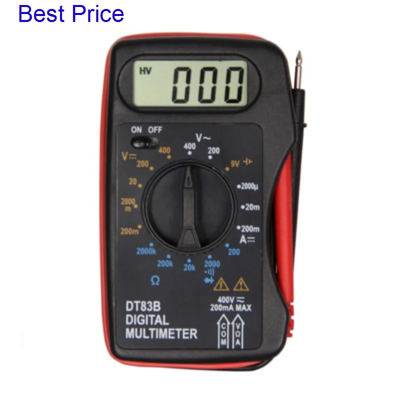 50pcs-Multimeter-Dt83b-Thin-Mini-Pocket-Multimeter-Battery-Capacity ...
