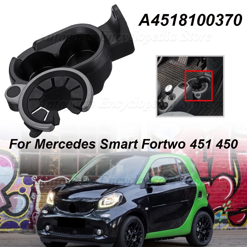 For Mercedes Smart Fortwo 451 450 1998-2015 Drinks Holder Cup Mount Car ...