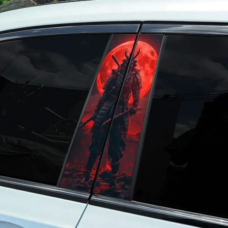 1PC JDM Samurai Car Stickers Auto B Pillar C Pillar Waterproof ...