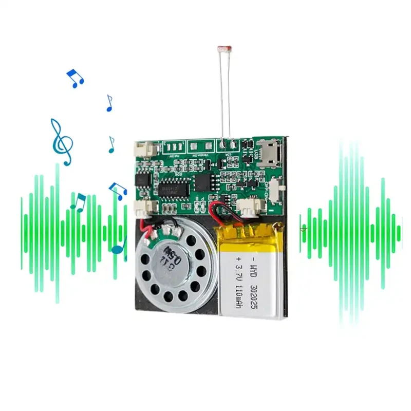 Programmable-8M-USB-Recordable-Birthday-Card-Music-Voice-Module-Light ...