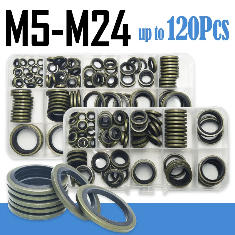 High-Press-Oil-Resistant-Hydralic-Rubber-Oil-Pip-Bonded-Washer-Metal ...