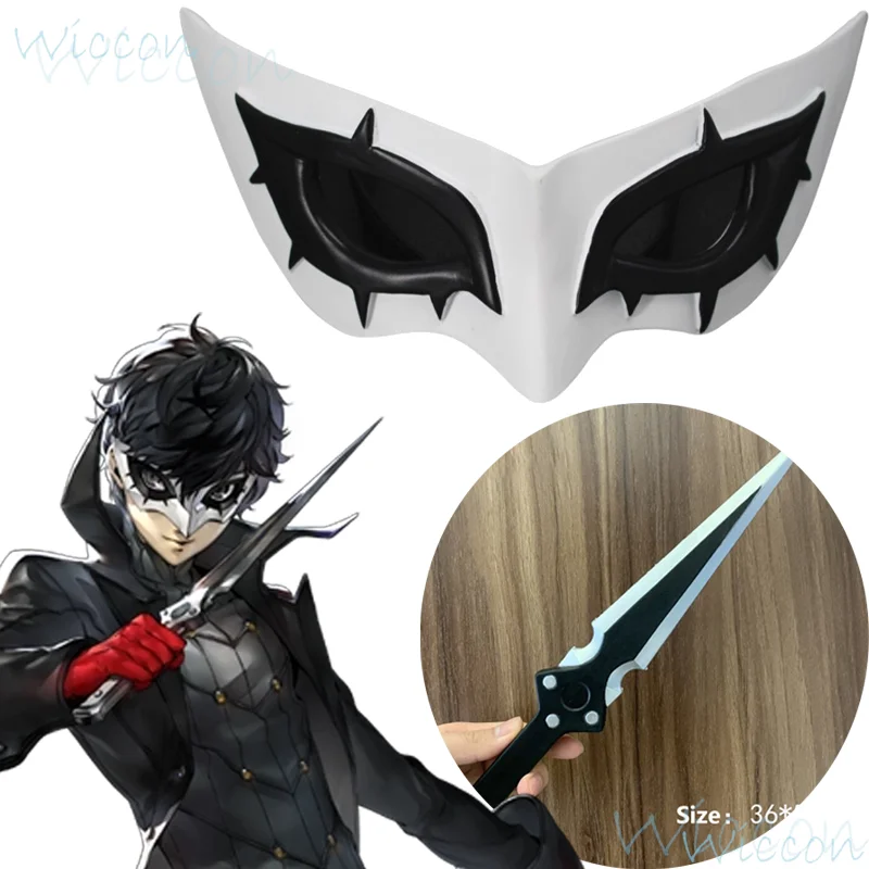 Mask-Anime-Amamiya-Ren-kaiiito-JOKER-Cosplay-Mask-Dagger-props-Persona ...
