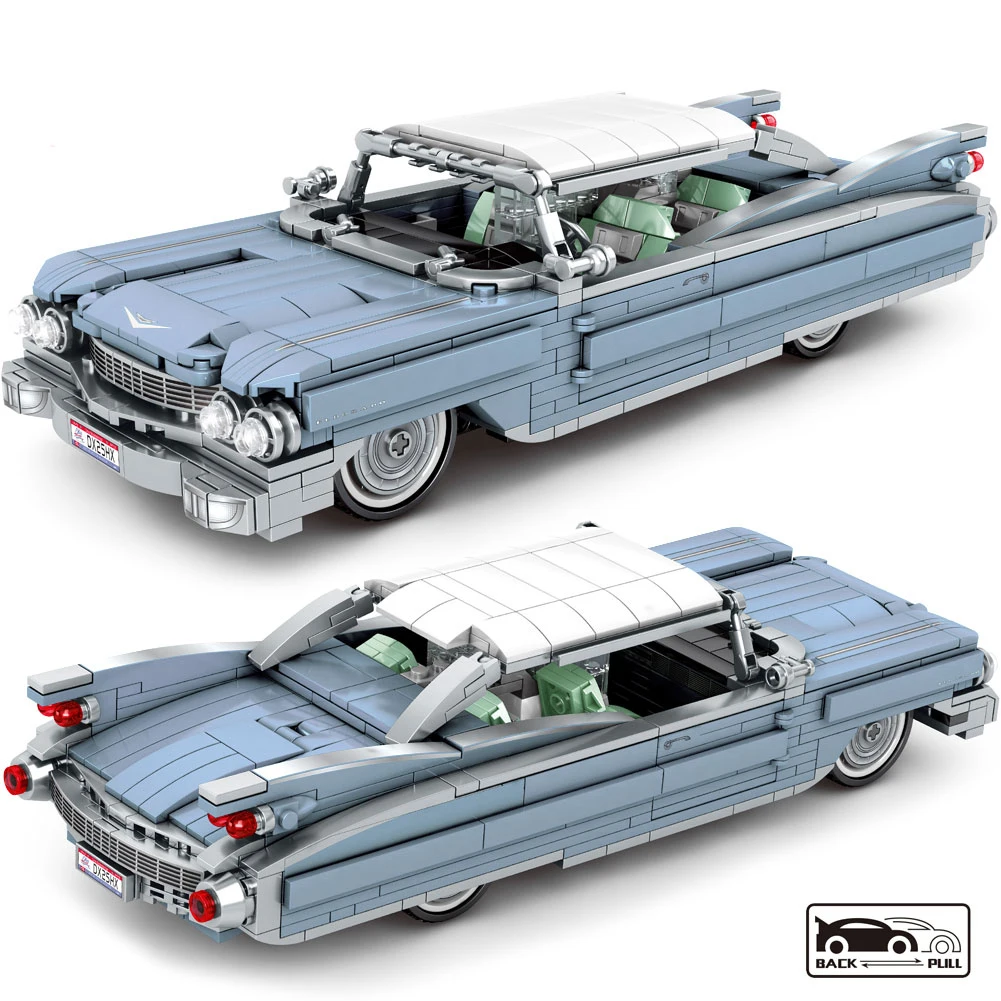 Sembo Block Car Ideas City Technical Eldorado Retro Classic Cars Model ...