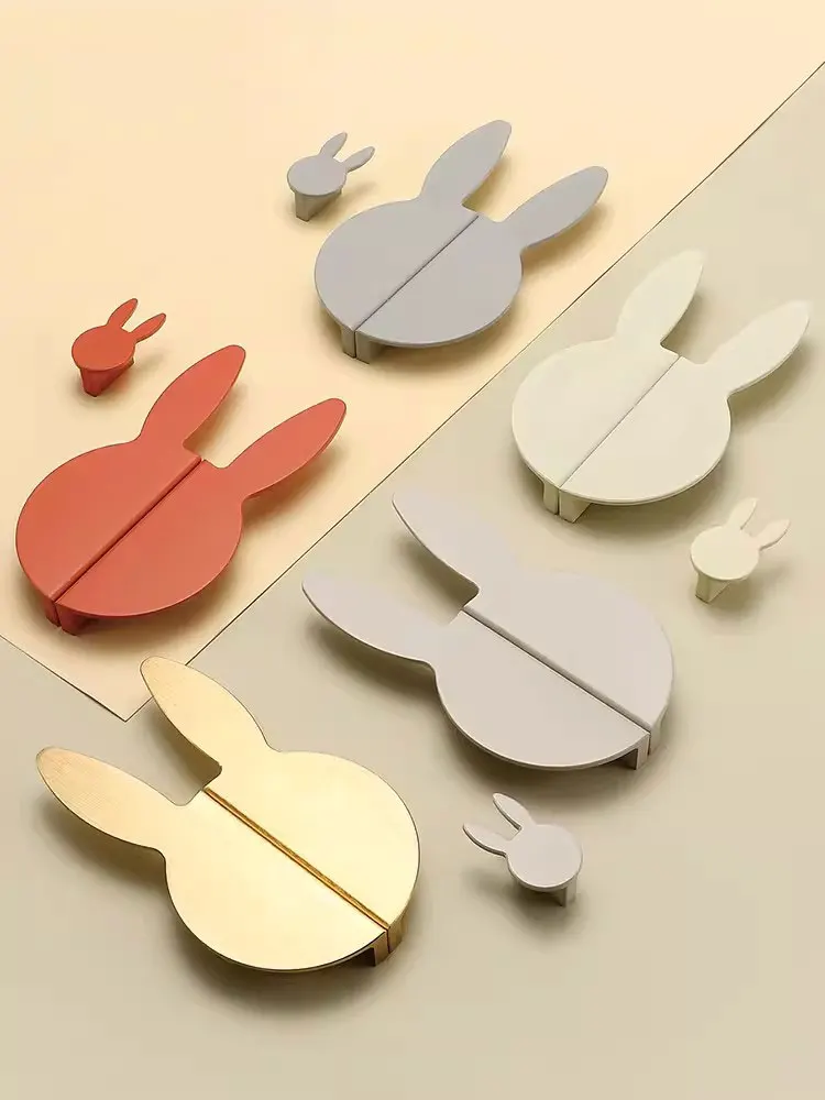 Colorful-Cute-Rabbit-Cabinet-Handles-For-Children-s-Room-Mouse-Wardrobe ...