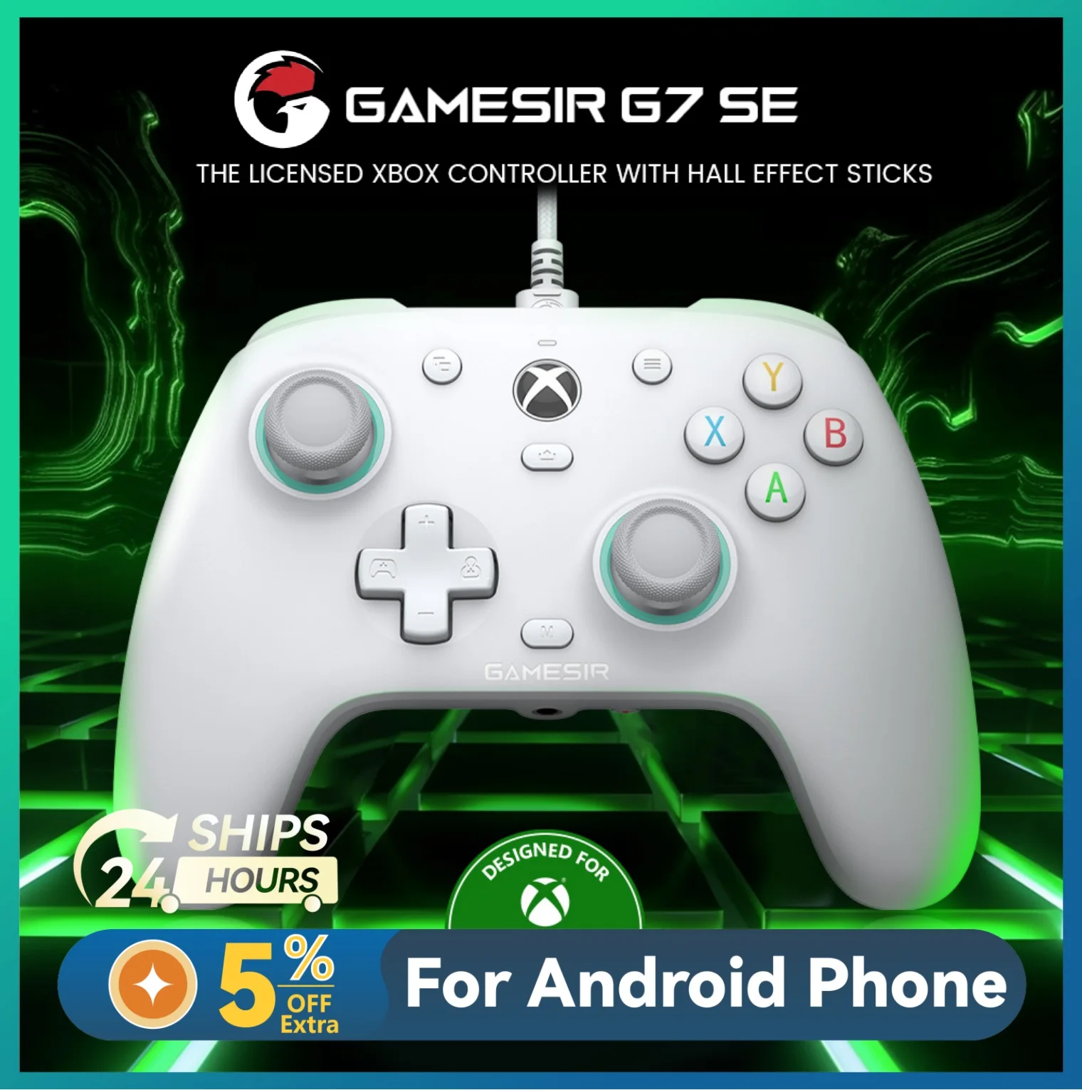 GameSir-G7-SE-Control-Xbox-One-Xbox-Series-S-Xbox-Series-X-com-efeito ...