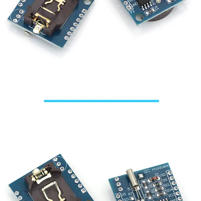AVR PIC ARM RTC DS1307 AT24C32 Real Time Clock Module - I2C RTC For ...