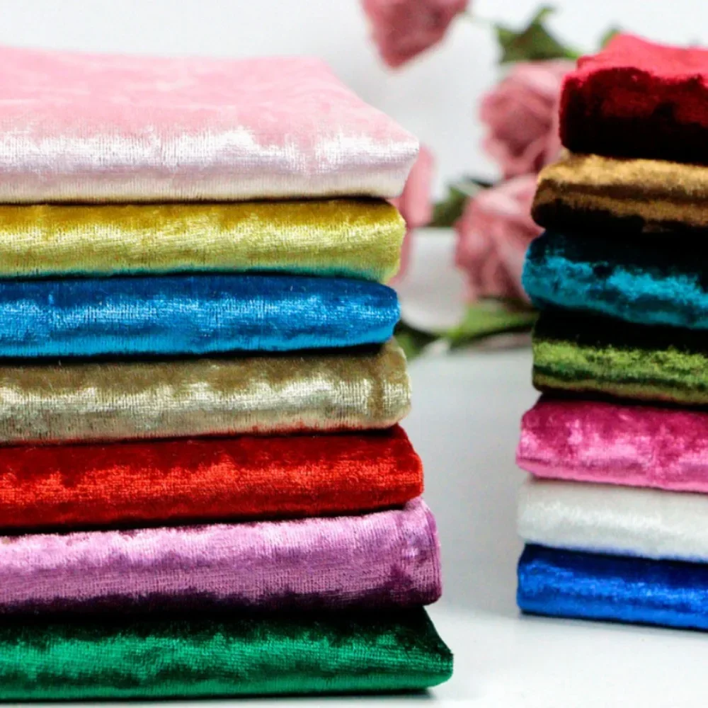 50cm-Velvet-Fabrics-For-Sewing-Stretch-Velvet-Decor-Christmas ...