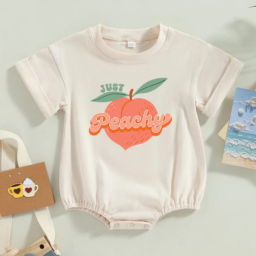 Just peachy baby romper Breathable Baby Oversized T-Shirt Romper baby ...