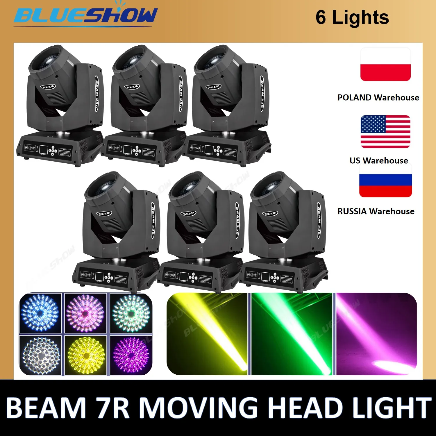 No Tax 6x Beam 230w 7r Sharpy Beam 7r 230w Moving Head Light Beam 230w ...