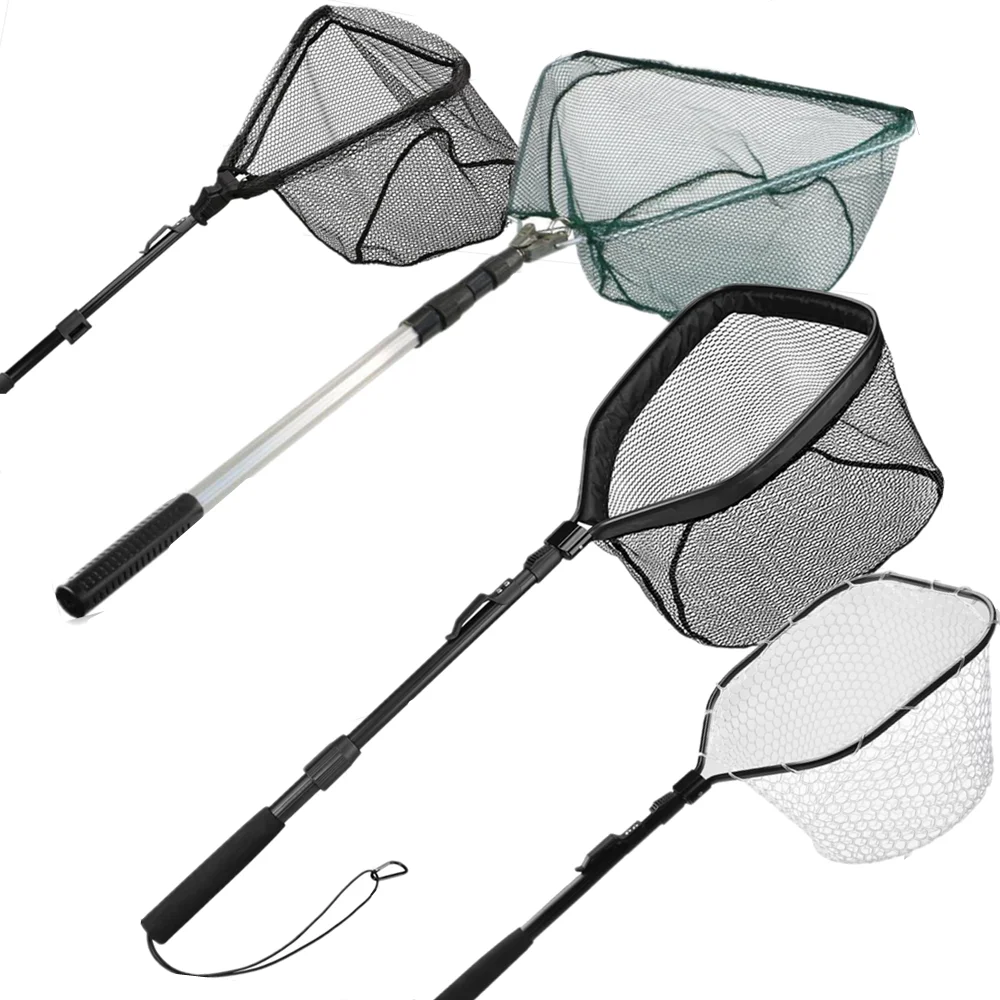 Retractable-Landing-Fishing-Net-190cm-5cm-with-Telescoping-Pole-Handle ...