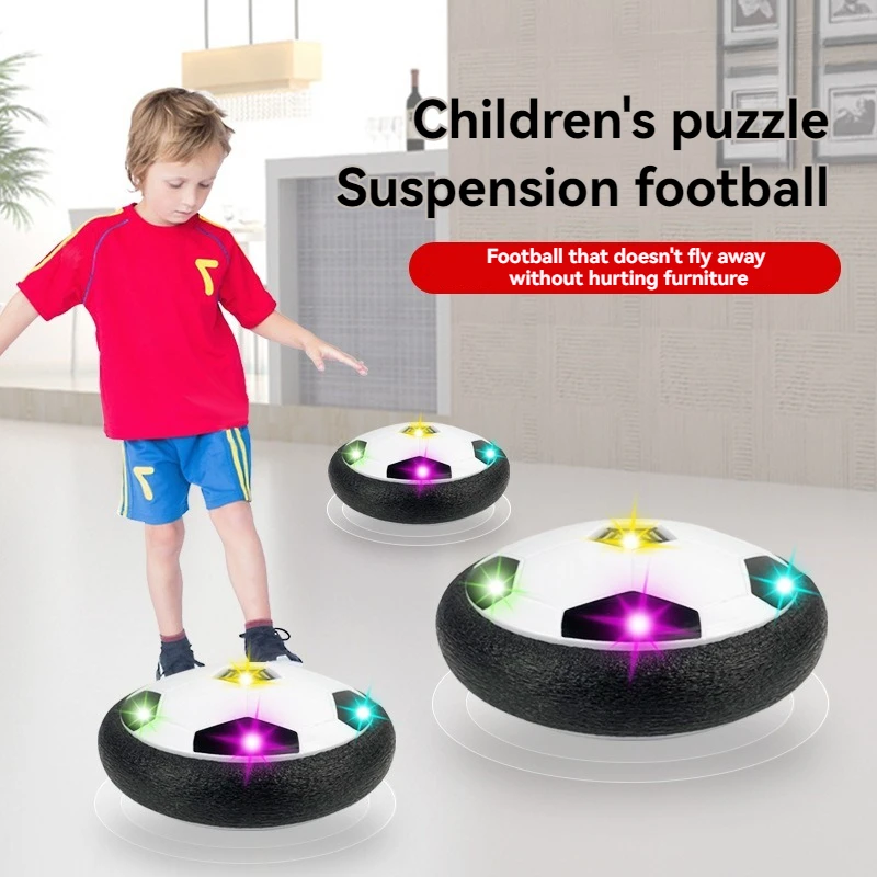 Outdoor-football-electric-air-cushion-suspension-football-light-music ...
