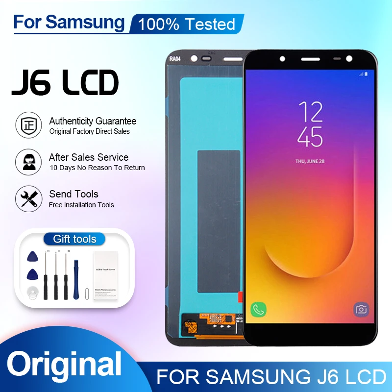 Pantalla Lcd de 5,6 pulgadas para Samsung Galaxy J600, montaje de digitalizador con pantalla ...