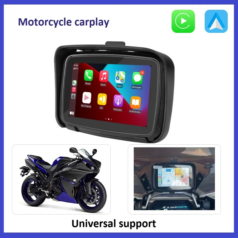 Portable-Navigation-GPS-Motorcycle-Wireless-Carplay-Android-Auto ...