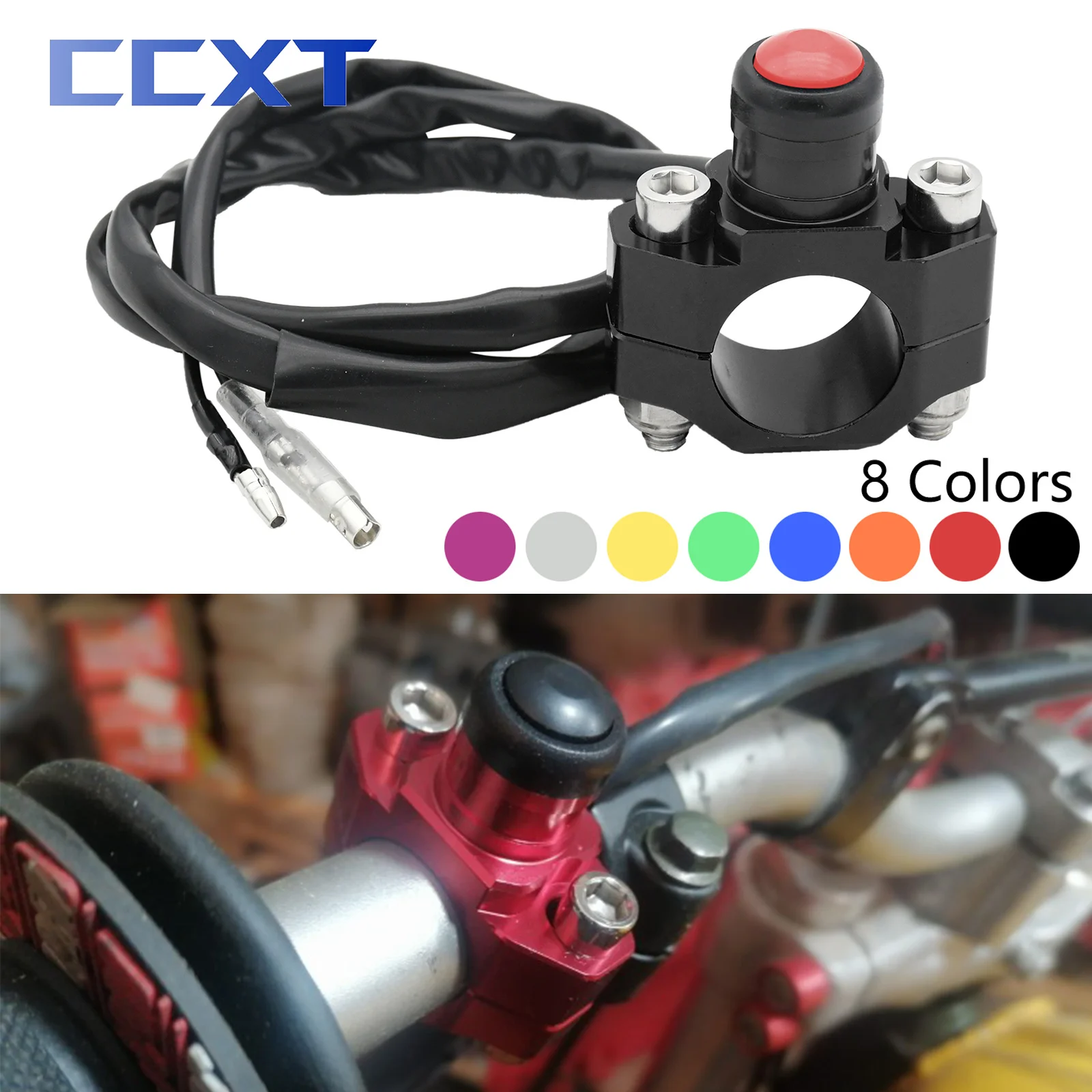 Motorcycle-Engine-Stop-Start-Kill-CNC-Switch-7-8inch-22mm-Universal ...