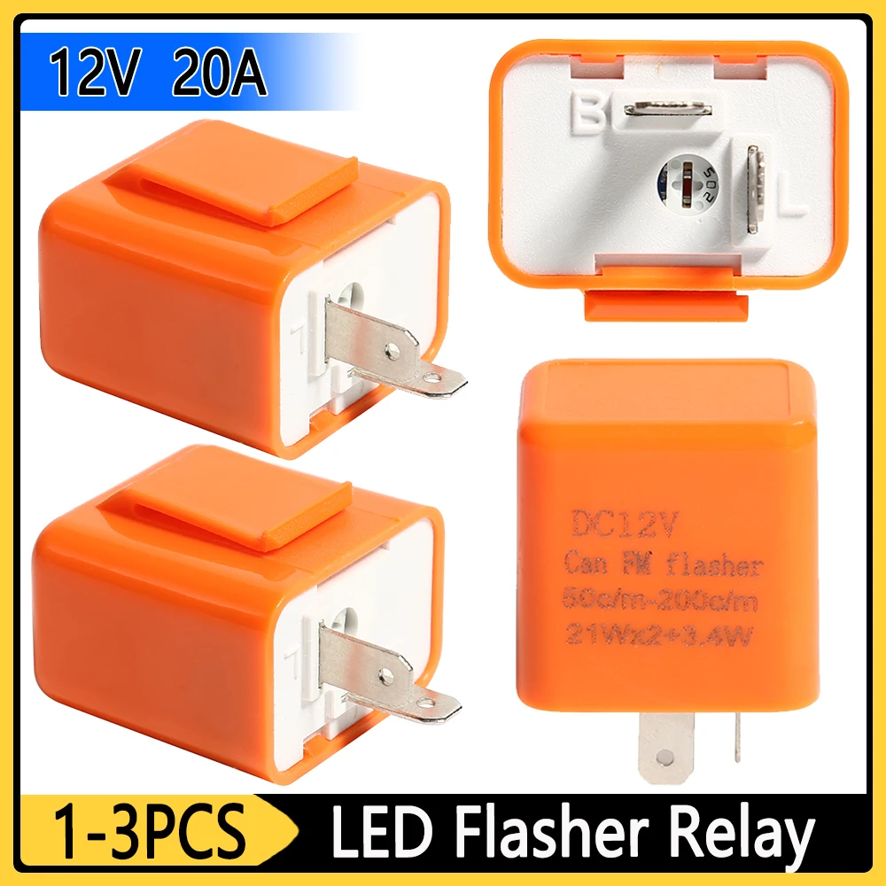 2-Pin-Speed-Adjustable-LED-Indicator-Flasher-Relay-Module-for ...