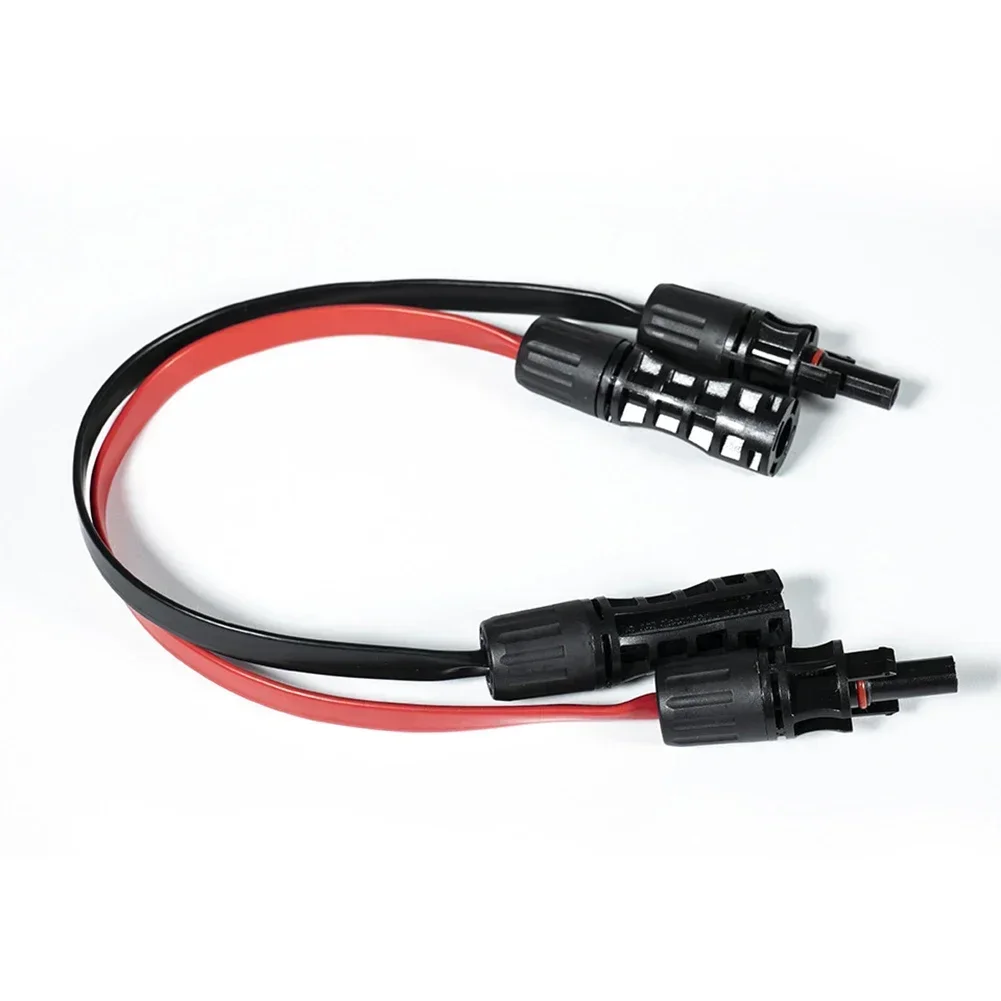 1Pair Solar Panel Flat Photovoltaic Extension Cable For Connecting ...