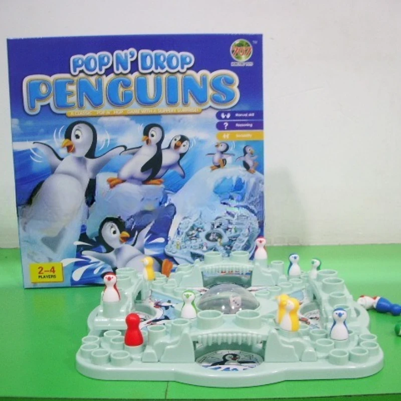 【Value Bundle】 Penguin Ice Ludo Game Kids Board Toy Set 47 Boys Girls ...