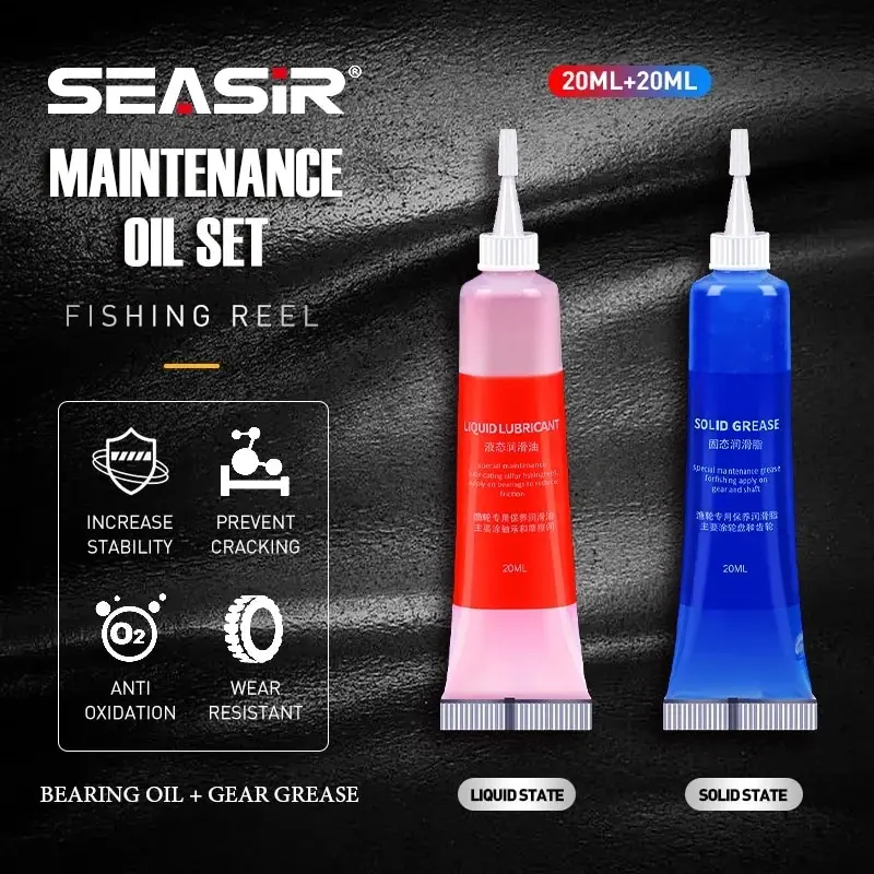 SEASIR-Protective-Grease-20ml-Lubricant-Oil-For-Fishing-Reel-Bearing ...