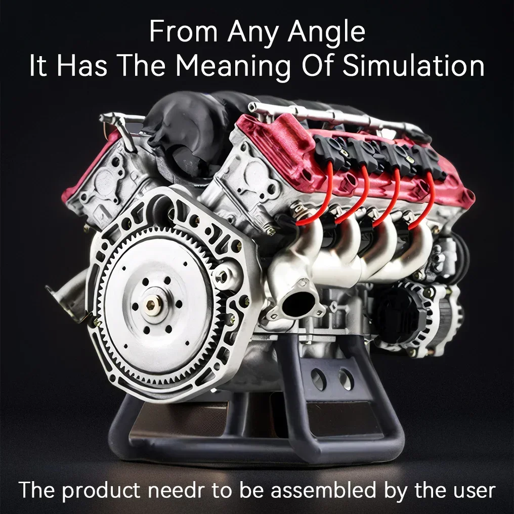 MAD-V8-Engine-Internal-Combustion-Model-Assembly-Kit-RC-Full-Simulation ...