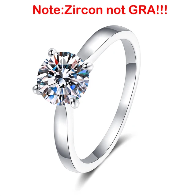 Smyoue White Gold 2ct 100% Moissanite Engagement Ring for Women S925 ...