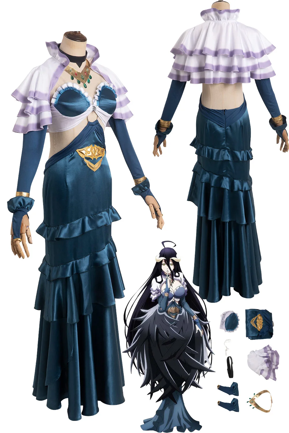 Women-Albedo-Cosplay-Anime-Overlord-IV-Dress-Costume-Disguise-Adult ...