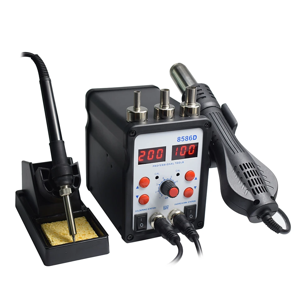 Eruntop 8786d 8586d+ Electric Soldering Irons +hot Air Gun Better Smd ...