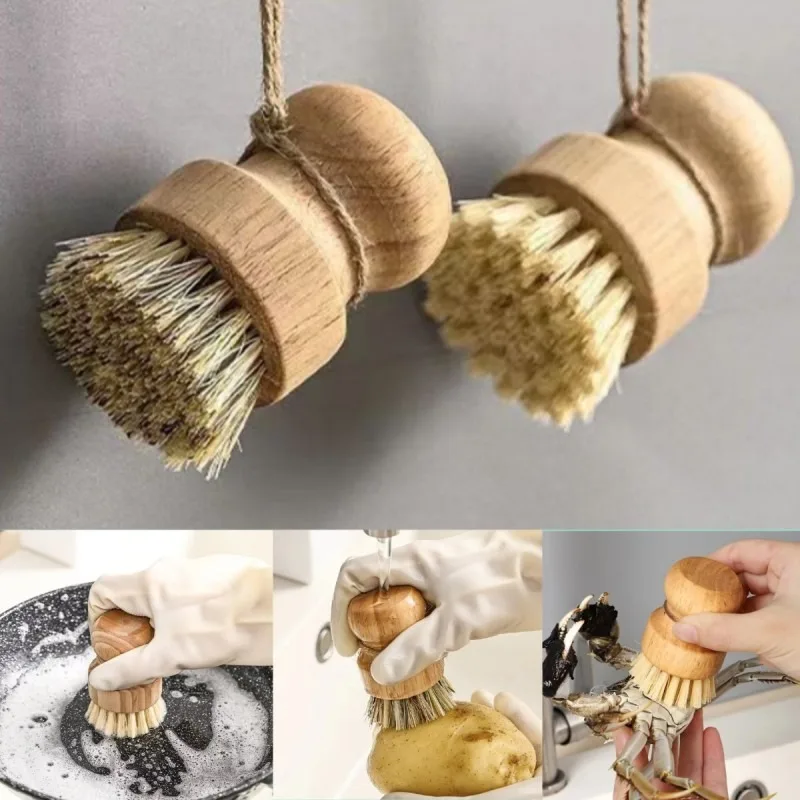 Wood-Washing-Pot-Brush-Kitchen-Decontamination-Cleaning-Pot-Brush ...