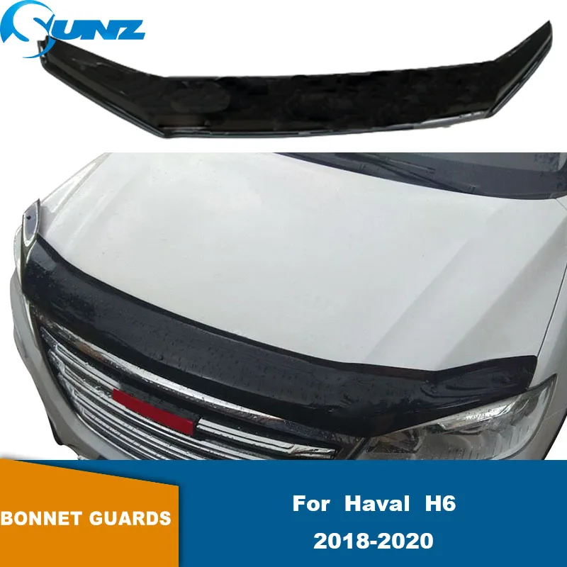 Bonnet Hood Bug Guard Black Stone Chip Cover For Haval H6 2018 2019 ...