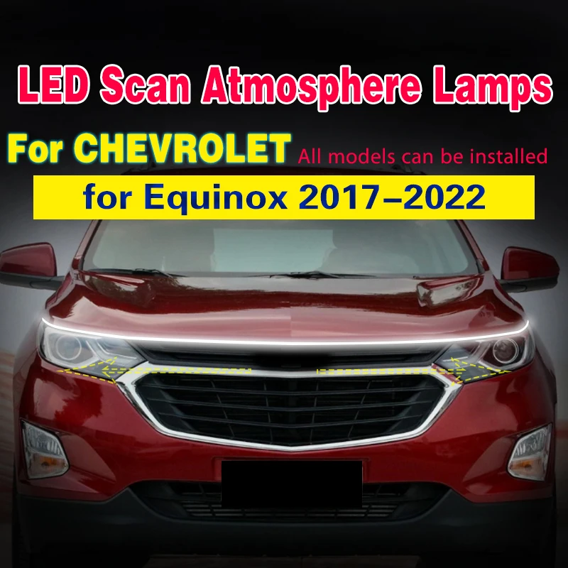 1Pcs-For-Chevrolet-Equinox-2017-2022-DRL-LED-12v-Daytime-Running-Light ...