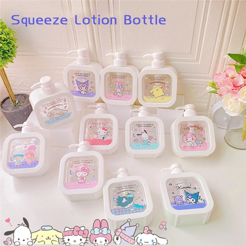 Sanrioed Cinnamoroll Hello Kitty Melody Kuromi Pochacoo botella de ...